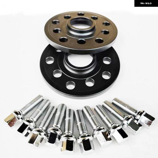 2個 10MM 15MM 0.4インチ ホイール スペーサー PC D 5X100 5X112 CB57.1 VW ゴルフ /ボーラ/ポロ/オクタビア/コンバーチブル/カブリオ/ジェッタ/フェートン/ラビット/CC カスタム パーツ アクセ...