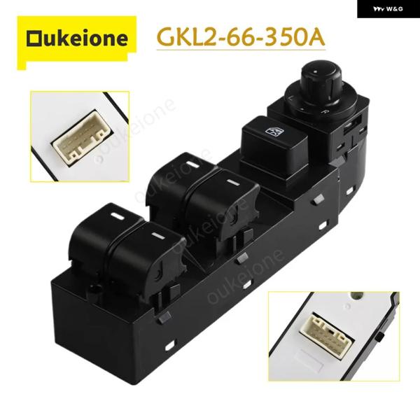 マツダ 6 2014 2015 2016 左ハンドル 14+12ピン 電動マスターパワーウィンドウ コントロール スイッチ ボタン GKL2-66-350A GKL266350A パーツ カスタム パーツ アクセサリーHigh-concer...