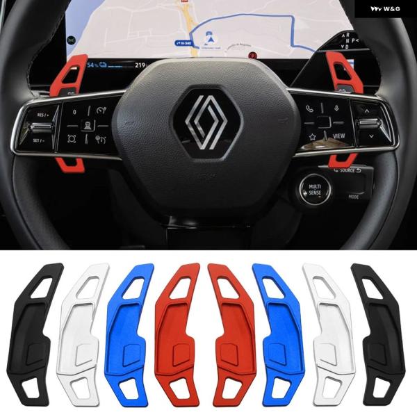 シフト パドル ルノー オーストラル/エスパス/メガーヌ E-TECH/ラファール 2023-2025 車 ステアリングホイール DSG ステッカー ギアエクステンド カスタム パーツ アクセサリーProduct Type:Steering...