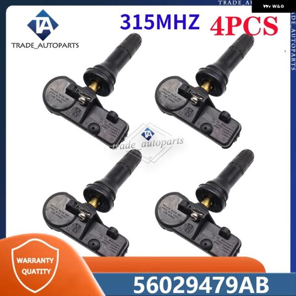56029479AB TPMS 4個 車用タイヤエア圧センサー 315MHZ KIZASHI RAM 1500 DODGE AVENGER JEEP PATRIOT CHRYSLER PACIFICA カスタム パーツ アクセサリーHigh...