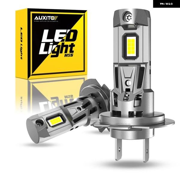 ファン H7 LED CANBUS ヘッドライト バルブ 2個 22000LM ミニ 360 ライティング H7 CSP LED チップ ヘッドランプ 12V 6500K ホワイト カスタム パーツ アクセサリーHigh-concerned...