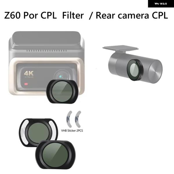 DDPAI ダッシュカム Z60 PRO 4K CPL フィルター リア カメラ CPL HDレンズ 反射防止 CPL フィルター カスタム パーツ アクセサリーHigh-concerned chemical:NoneChezhilin M...