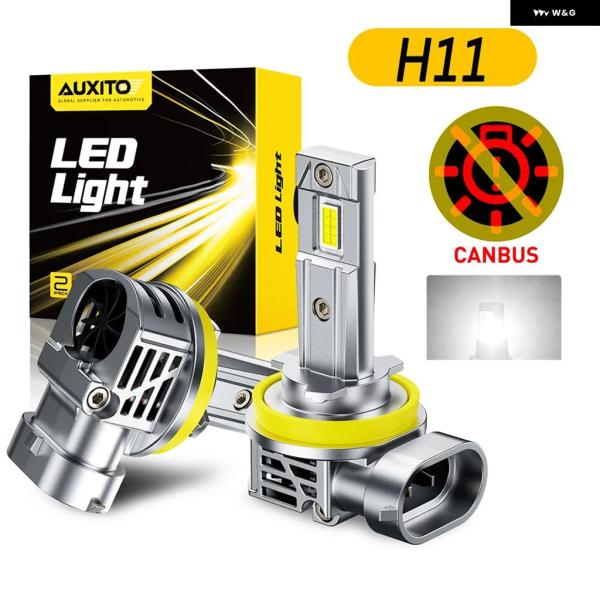 2個 H11 LED ヘッドライト ターボ キャンバス ホワイト 70W 高出力 H8 H9 H11 ヘッドライト キット トヨタ フォード VW 30000LM 12V カスタム パーツ アクセサリーHigh-concerned chem...