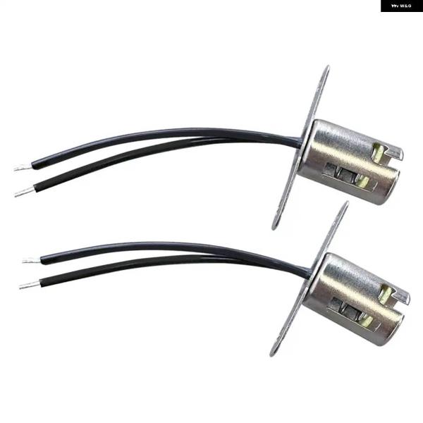 2個 BA15D LEDライトランプ 電球 コネクタソケット ホルダー アダプタワイヤー ハーネス ロング ホルダー 車 トラック SUV カスタム パーツ アクセサリーHign-concerned Chemical:NoneItem Wi...