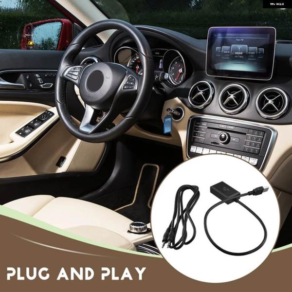 7インチカースクリーン オーディオ 入力 AUX USB オーディオ 出力 AUXアクティベーター メルセデス ベンツ NTG 5.0 システム カスタム パーツ アクセサリーHign-concerned Chemical:NoneOrig...