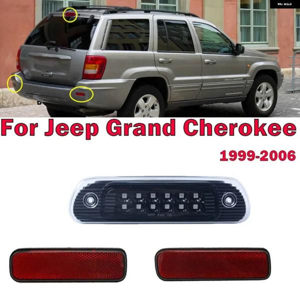 ジープ グランド チェロキー 1999-2006 56022639AA 56022638AA オートアクセサリー LEDリア ブレーキライト リア バンパー リフレクター マーカーライト カスタム パーツ アクセサリーVoltage:12 ...