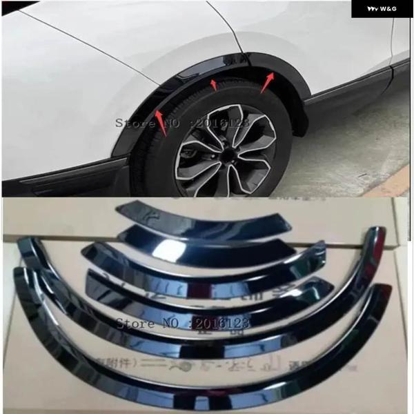 ステンレス 2017-2021 ホンダ CRV ホイールアーチ トリム バンパー リーフ トリム パネル 自動車ホイールアイブロウ アンチインサーション カスタムパーツ アクセサリー 交換用部品Hign-concerned Chemical...