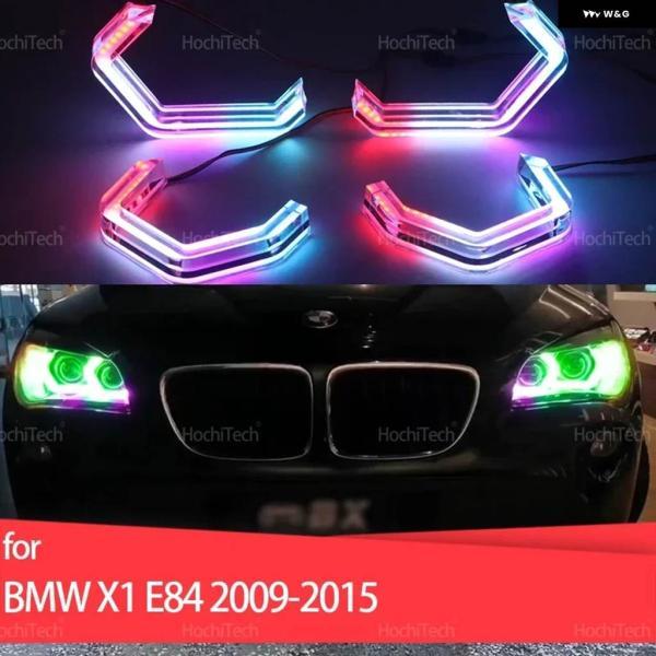 BMW X1 E84 2009-15 ダイナミックマルチカラーアプリ コントロール LEDリングM4 スタイル ウィンカー付き カスタムパーツ アクセサリー 交換用部品Hign-concerned Chemical:NoneCertific...
