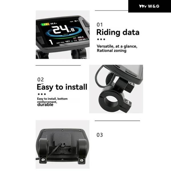 KT-8YU KT EBIKE カラーLCD ディスプレイ メーター 24V 36V 48V SM接続 EBIKE インテリジェント ディスプレイHign-concerned Chemical:NoneOrigin:Mainland China