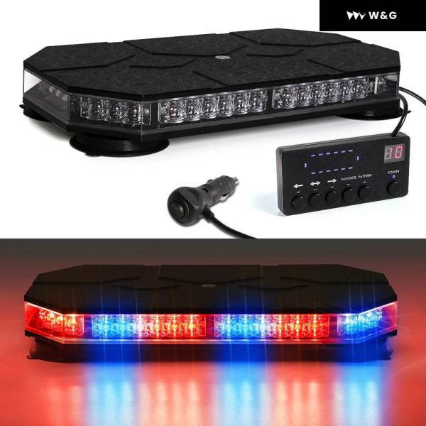 42 LED 車ルーフトップストロボライト トラック 救急車 除雪車 コントローラ ー付き 緊急ハザード 安全ビーコン マグネット マウントSpecial Features:Super Bright Warning LightColor:b...