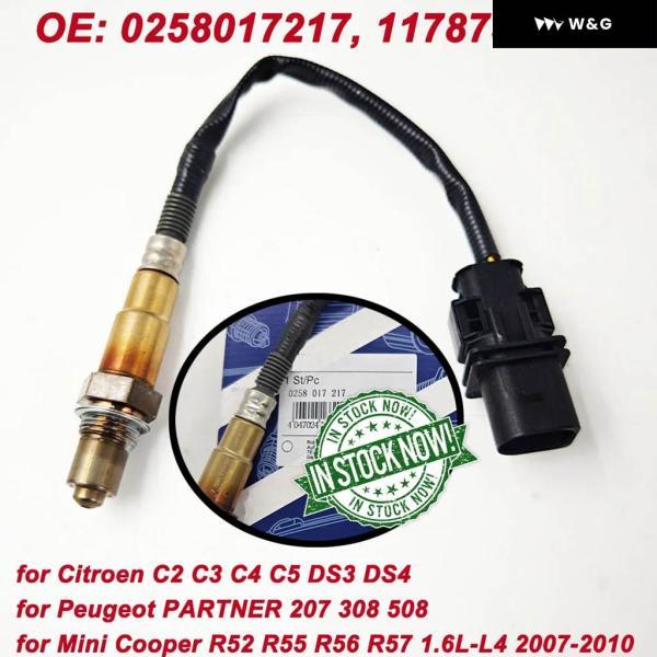 0258017217 O2ラムダプローブオキシセンサー 11787590713 シトロエン C2 プジョー 207 208 ミニクーパー R55 R56 R57 1.6L カスタムパーツ アクセサリー 交換用部品Hign-concerned...