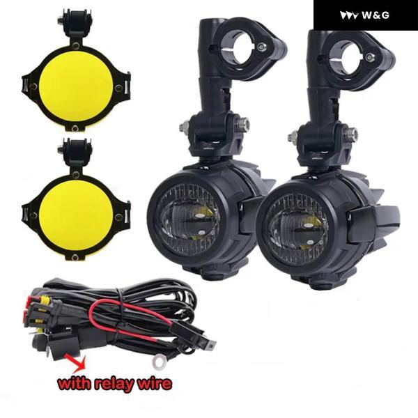 2X 12000LM 6000K LED オートバイ バイク ヘッドライト バルブ 防水 ドライビングスポット フォグランプ アウター MOTO DRLアクセサリー バルブ 12V カスタムパーツ アクセサリー 交換用部品Hign-conc...