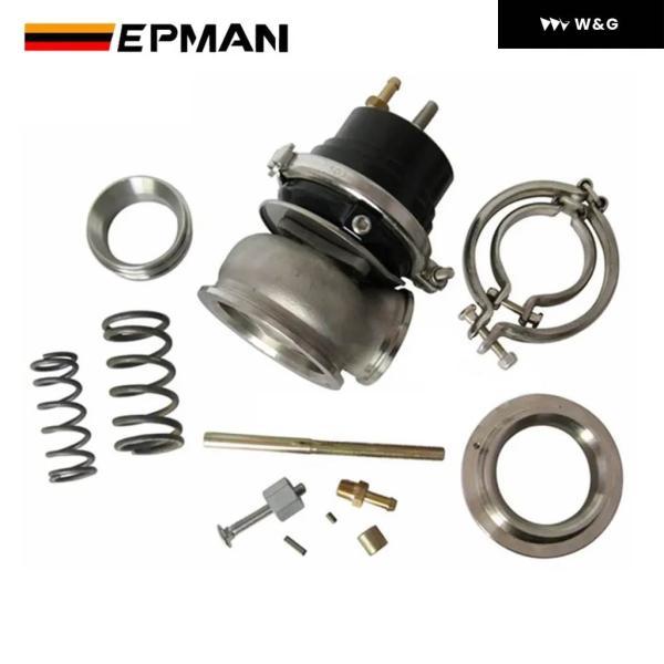 マニホールド コネクタ EPMAN 黒 紫 ターボ Vバンド 60MM アウター ウェイストゲートバイパス排気 マニホールド + スプリング TKB007M60 カスタムパーツ アクセサリー 交換用部品Special Features:un...