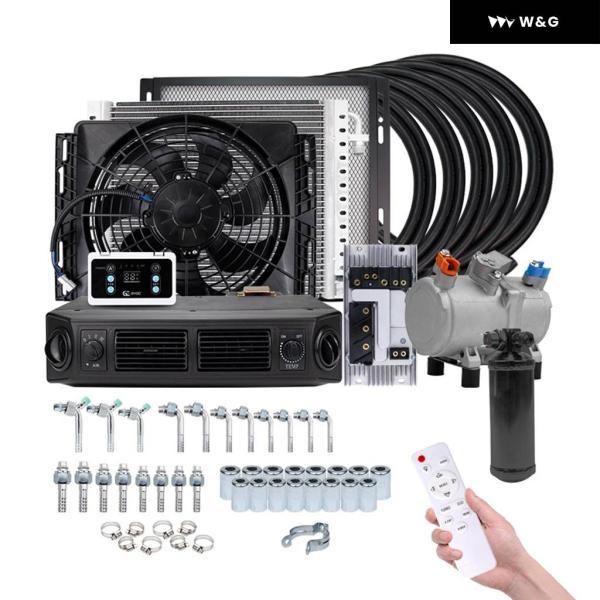 汎用 自動車用電動 エアコン コンプレッサー 12V 24V 車 バン ストリートロッド ホット クラシック A/C コンディショナー カスタムパーツ アクセサリー 交換用部品Hign-concerned Chemical:NoneSpec...