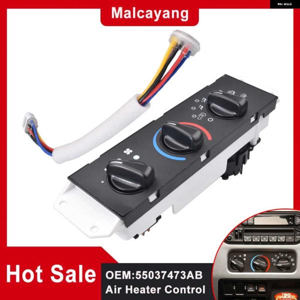 55037473AB ヒーター コントロール ブロワーモータースイッチ付き エアコン ヒーター A/C コントロール ジープ ラングラー TJ 1999-2004 カスタム パーツ アクセサリーHign-concerned Chemical...