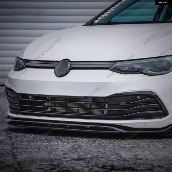 VW ゴルフ MK8 ゴルフ 8 2020-2024 フロント バンパー メッシュ グリル モールディングストリップ カバー トリム フォグランプ アンダー 装飾 ストリップ カスタム パーツ アクセサリーHign-concerned Ch...