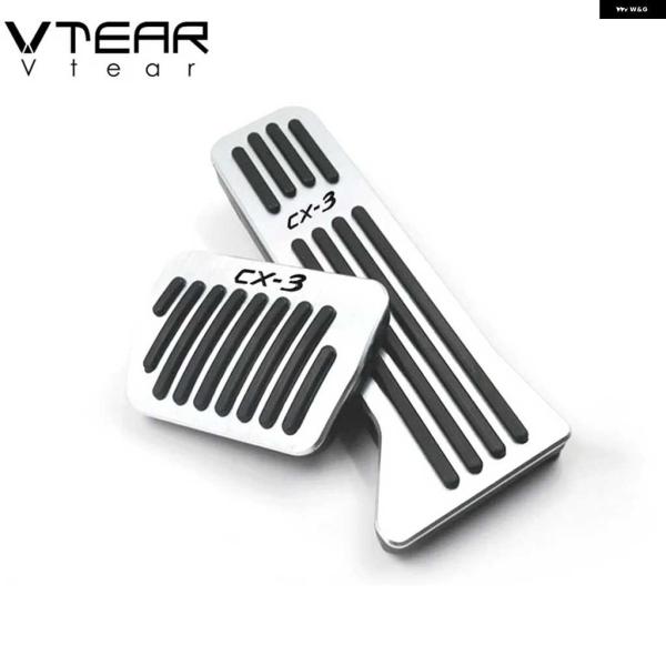 マツダ CX3 CX-3 車用 アクセル オイル フットレスト ペダルプレート クラッチ スロットル ブレーキ ペダル 内装アクセサリー 2019-2025 カスタム パーツ アクセサリーMazda Cx3 Cx-3 Car Acceler...