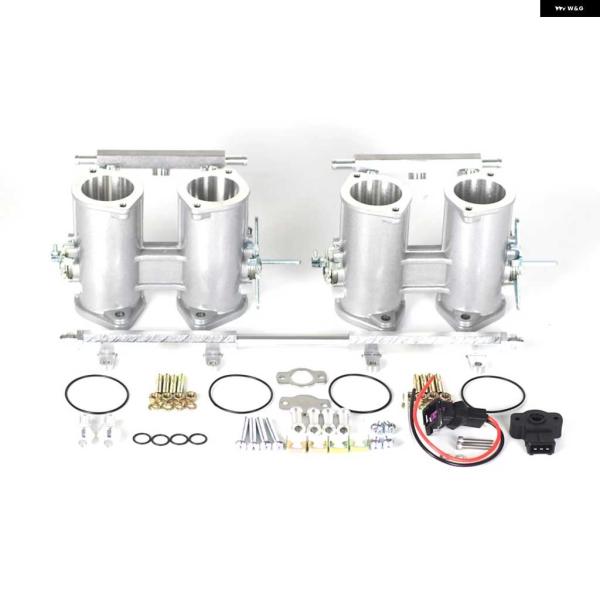 40/42/45/48/50 DCOE デュアルW 燃料レール TPS 40MM スロットルボディ ボディ WEBER/EMPI/FAJS/DELLORTO/SOLEX DCOE/DHLA キャブレター カスタム パーツ アクセサリーHig...