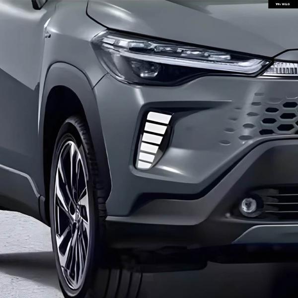 トヨタ カローラ クロス 2024 フロント バンパー アップグレード LED ダイナミック デイタイム ランニングライト ツール カーアクセサリー カスタム パーツ アクセサリーHign-concerned Chemical:NoneCe...