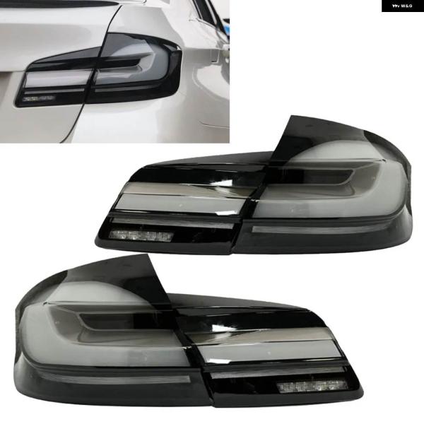 車用LEDリアライト BMW F10 F18 テールライト 5シリーズ 520I M5 2011-2017 G30 G38 スタイル バックブレーキ テールライト アセンブリ カスタム パーツ アクセサリーHign-concerned Ch...