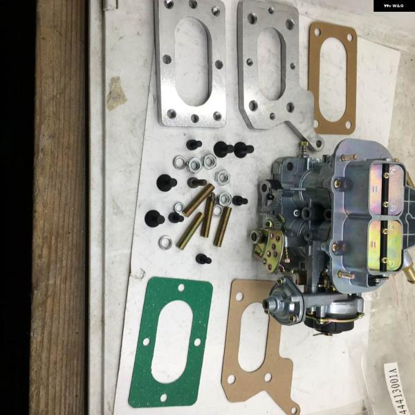 FAJS EMPI WEBER キャブレター 38 DGES+ アダプター CHRYSLER DODGE 三菱 マツダ 1.6 2.0 2.6 WEBER 38/38 カスタム パーツ アクセサリーPlacement on Vehicle:...