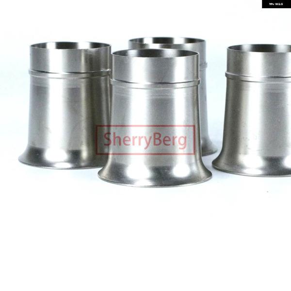 トランペット 75MM 3インチ WEBER FAJS SOLEX 46/48 IDA 48MM IDA 48IDA スライドイン ベロシティスタック AL エアホーン ラム パイプ 4個 カスタム パーツ アクセサリーHign-conce...