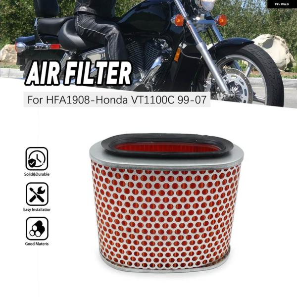 エア フィルター HFA1908 1998 ホンダ シャドウ ACE 1100 VT1100CT ツアー カスタム パーツ アクセサリーHign-concerned Chemical:NoneBrand Name:pokhaominOrig...