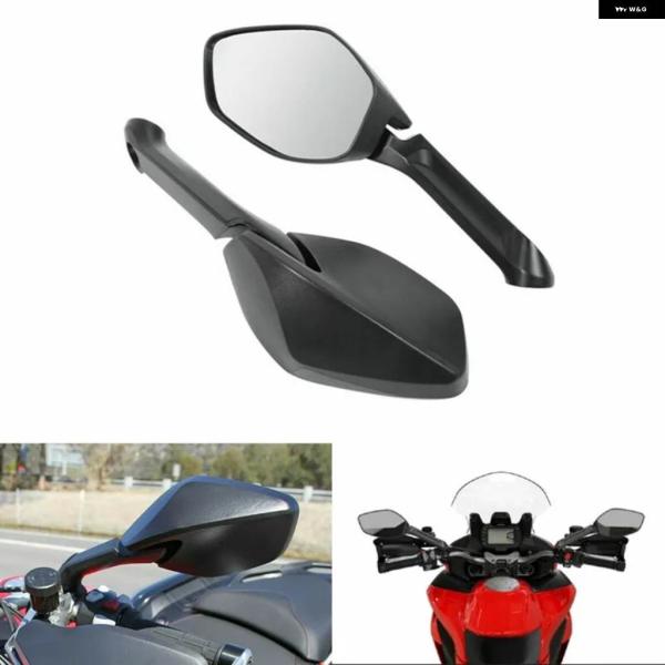 バイクリアビューミラー ドゥカティ ムルティストラーダ 1200 1200S 2015-2017 ブラック カスタム パーツ アクセサリーItem Width:0inchItem Weight:0kgItem Height:0inchIte...