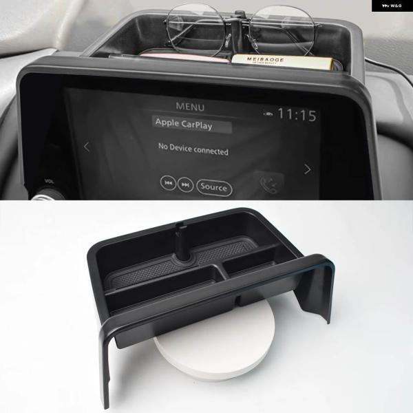 ダッシュボード センター コンソール オーガナイザー 日産 X-TRAIL ROGUE 2021-24 2025 車内 ボックス スクリーン裏 収納 ボックス カスタム パーツ アクセサリーProduct shape:RectangleSp...