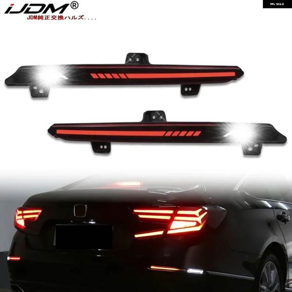 ホンダ アコードセダン用 バンパー リフレクター ライト テール/ブレーキ ウィンカーライト リア フォグランプ 機能 2018-2022年式 カスタム パーツ アクセサリーHign-concerned Chemical:NoneCerti...