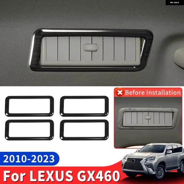 レクサス GX460 GX 460 2010-2023 2019-21 内装 アクセサリー ルーフ エアコン ベントデコレーション フレーム カスタム パーツ アクセサリーHigh-concerned chemical:NoneBrand ...