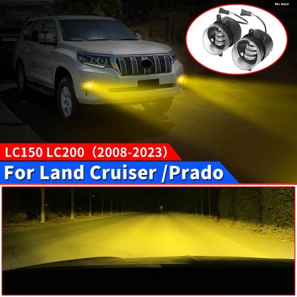 2008-2023 トヨタ ランドクルーザー 200 プラド 150 LED ゴールデンフロント フォグランプ LC150 LC200 外装 アクセサリー カスタム パーツ アクセサリーHigh-concerned chemical:Non...