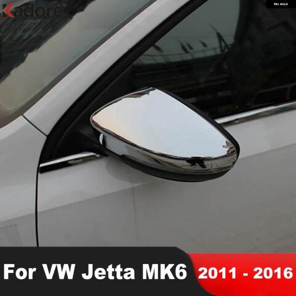 VOLKSWAGON VW JETTA 6 MK6 2011-16 クローム カーアクセサリー バックミラー カバー トリム サイドミラー キャップ カスタム パーツ アクセサリーHigh-concerned chemical:NoneIt...