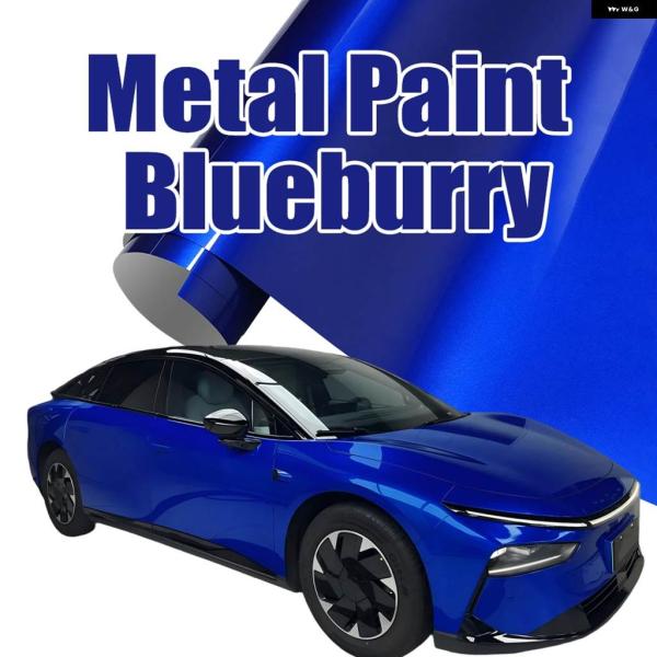 メタルペイント ブルーバリー 外装 用カー ステッカー ビニール オートチューニングフィルム オートバイ ステッカー カーフィルム 粘着 デカール カーアクセサリー カスタム パーツ アクセサリーHigh-concerned chemica...