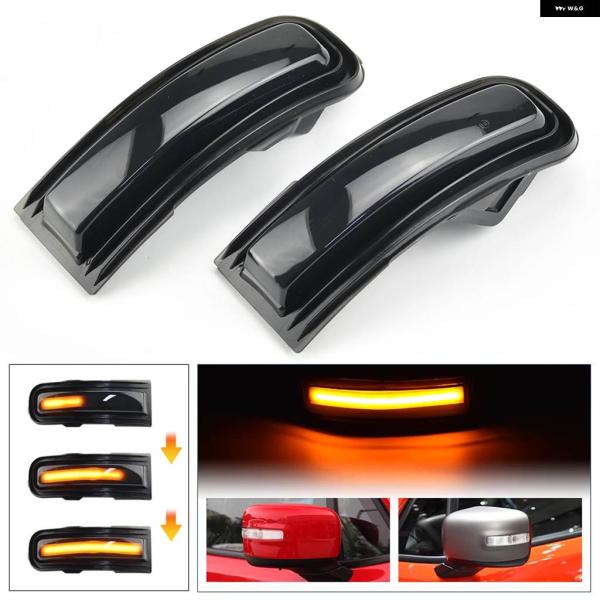 2個 LED ダイナミックウィンカー ライト サイドミラー ブリンカー アロー シーケンシャルフラッシャー リピーター ジープ レネゲード 2015-2022 カスタム パーツ アクセサリーFor Vehicle Brands/Model:...
