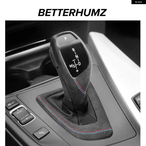 BMW F30 F20 F10 F22 F31 F36 X5 X6 F15 F16 X3 F25 アルカンターラ製 車 ギア シフト ノブカバー トリム ステッカー 内装アクセサリー カスタム パーツ アクセサリーHigh-concerne...