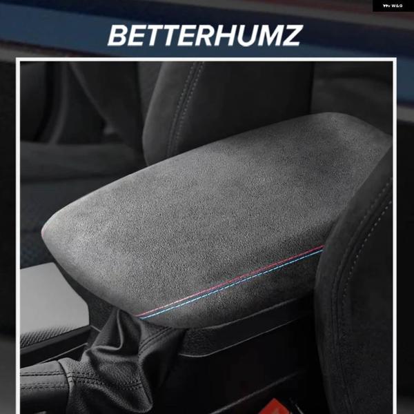 BMW F39 F48 X1 X2シリーズ アルカンターララップ カー アームレスト ボックス パネル トリム カバー ステッカー 装飾 自動車内装アクセサリー カスタム パーツ アクセサリーHigh-concerned chemical:...