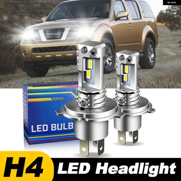 日産 パスファインダー R51 2005-2013 車 ヘッドランプ 12000LM H4 9003 LED ヘッドライト ハイ/ロービーム バルブ CANバス 6000K カスタム パーツ アクセサリーHigh-concerned che...