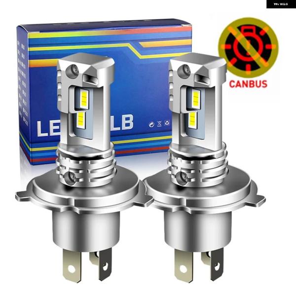 H4 9003 LED HI/LO ハイロービーム CANバス ヘッドライト 付き アウディ ホンダ VW トヨタ H4 HS1 LED バルブ オートバイ ヘッドランプ カスタム パーツ アクセサリーHigh-concerned chem...