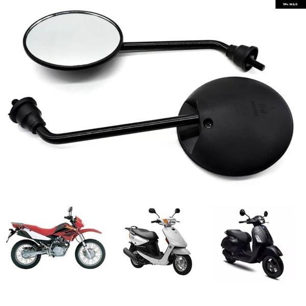 バイク ミラー カフェレーサー レトロ バックミラー ホンダ 125 L XR125 XR 150 XR150 2010-2018 DIO ZX/Z4 AF18 AF27 AF28 AF34 カスタム パーツ アクセサリーItem Widt...