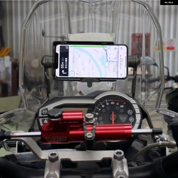 GPSアクセサリー マウント 2015 2016 2017 TIGER 800 XCX XRX オートバイ スマートフォンナビゲーションプレート ブラケット アダプター ホルダー キット カスタム パーツ アクセサリーHigh-concer...