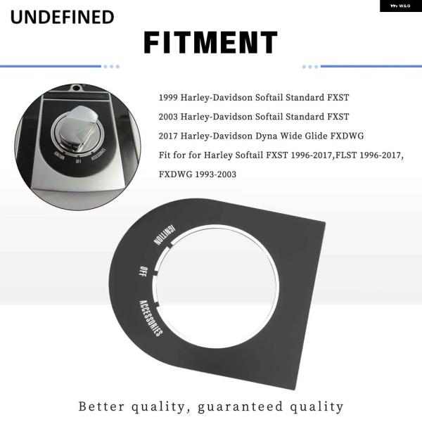 ブラック バイク スピード メーター ダッシュ パネル カバー ハウジング キット ハーレー FLST FXST 1996-2017 ダイナ FXDWG 1993-2003 71302-93A カスタム パーツ アクセサリーHigh-con...