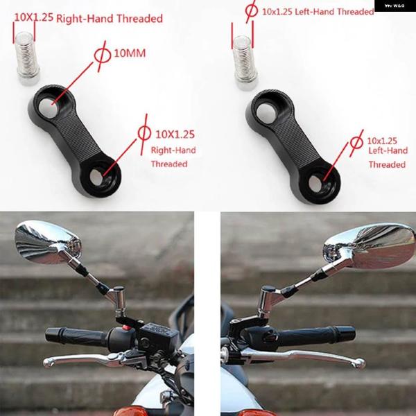 ホンダ モンキー 125 Z125 2018-2025 バイク バックミラー マウント ライザーエクステンダー アダプター 2019-24 カスタム パーツ アクセサリーHigh-concerned chemical:NoneItem Wi...