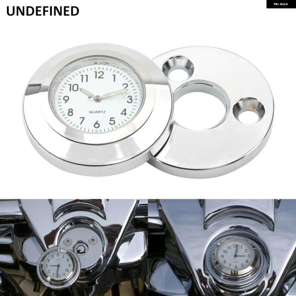 フォーク ロッククロックカバー ハーレー ロードキング FLHR/I FLHRC/I FLHRSE 1994-2022 全モデル オートバイ ブラック ホワイト ダイヤル 防水 カスタム パーツ アクセサリーProtective parts...