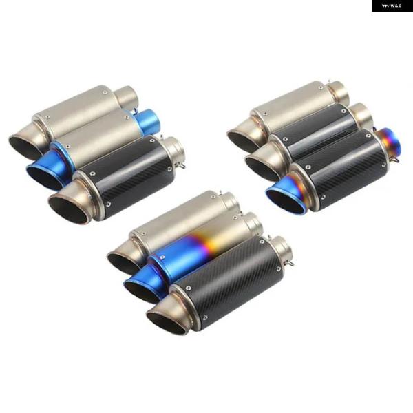 51MM 60MM インレット オートバイ マフラー パイプ カーボン レーシング オートバイ マフラー エスケープ AR003 カスタム パーツ アクセサリーHigh-concerned chemical:NoneMotobike Mak...