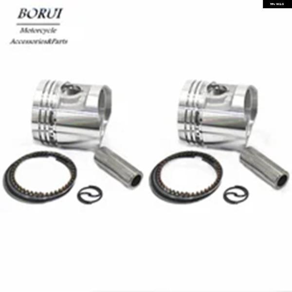 2セット オートバイ パフォーマンスパーツ 44MM エンジン シリンダー キット ピストンリングセット ホンダ CB125T CBT125 カスタム パーツ アクセサリーItem Length:0inchDisplacement (ml)...
