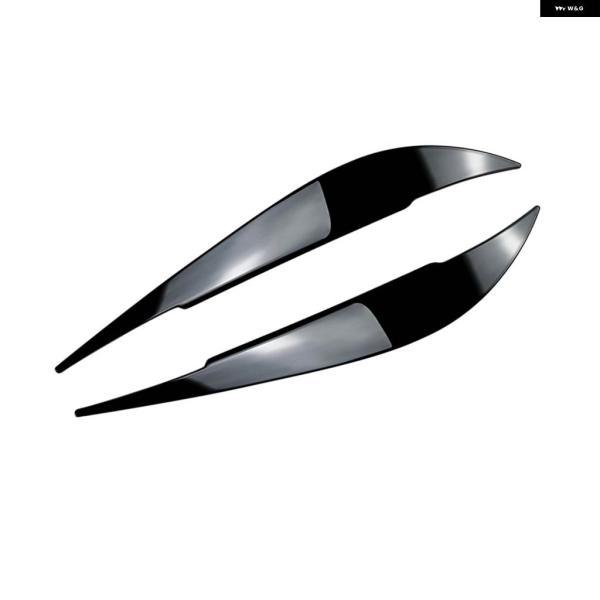 外装 フロント ヘッドライト アイリッド ステッカー ヘッドランプ アイブロウカバー ヘッドライト ランプ トリム BMW 4シリーズF32 F33 F36 2014-2020 カスタム パーツ アクセサリーHigh-concerned c...