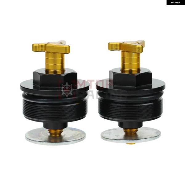 ペアフロントプリロード フォーク キャップ トライアンフ TRIDENT 900 1991 92 93 94 95 96 97 1998 T2040169 43MMトライアングル調整 フォーク ボルトネジ カスタム パーツ アクセサリーMo...