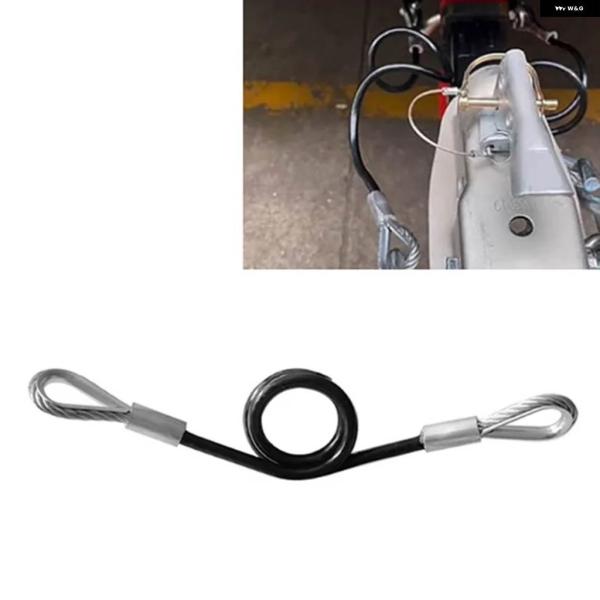 トレーラー安全牽引 ケーブル フックなし 3500ポンド耐荷重 スプリング 牽引ロープ 最大 延長 長さ70CM RV-A02G カスタム パーツ アクセサリーHigh-concerned chemical:NoneOrigin:Mainl...