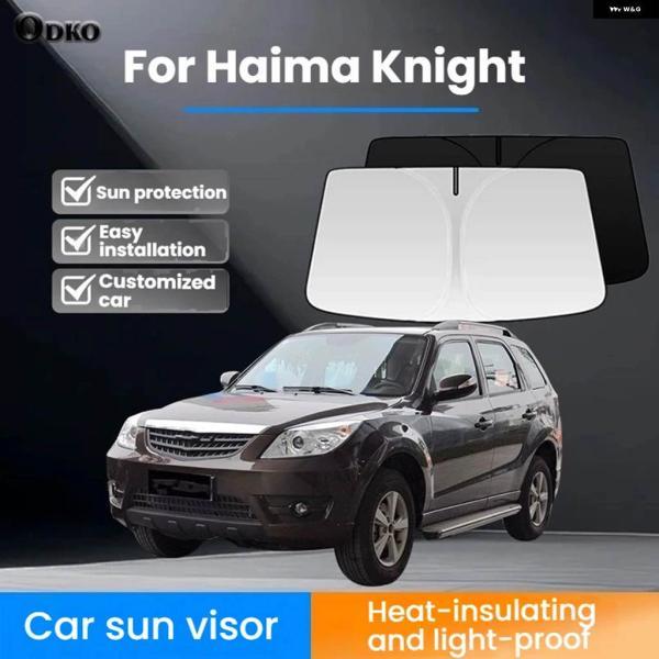 HAIMA KNIGHT インテリア アクセサリー 車用フロントウィンドウサンシェード フロントガラス UVカット サンシェード 断熱 カスタム パーツ アクセサリーProduct application scenarios:OtherCr...